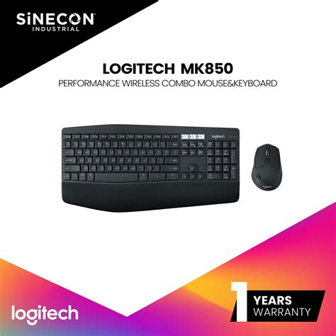 Logitech Mk Performance Wireless Combo Keyboard And Mouse