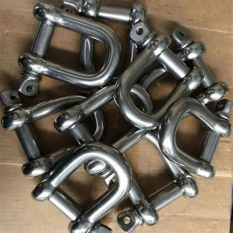 Screw Pin Type 304 Stainless Steel D Shackle For Lifting And