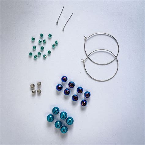 How To Make Beaded Hoop Earrings The Pink Craft Box