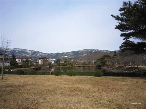 観月台公園と源義経像 福島県国見町藤田の紹介 写真101枚
