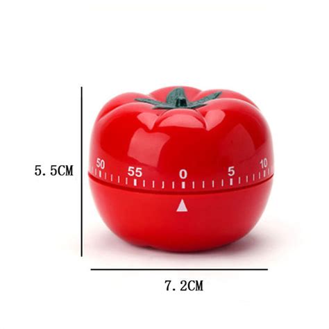 Tomato Shape Kitchen Timer Kitchen Craft Mechanical Wind Up 60 Minutes