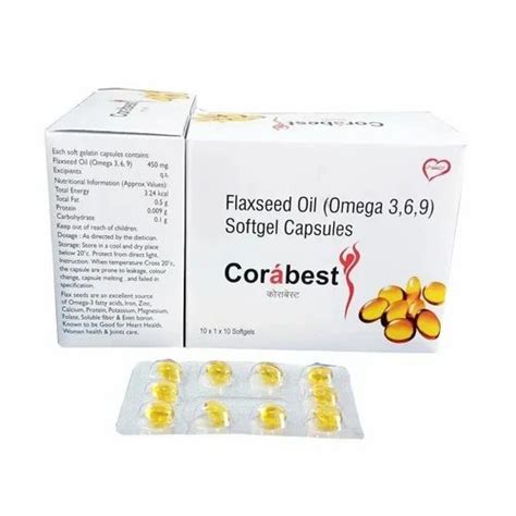 Flaxseed Oil Capsule At ₹ 950bottle Flaxseed Oil Capsule In Nagpur