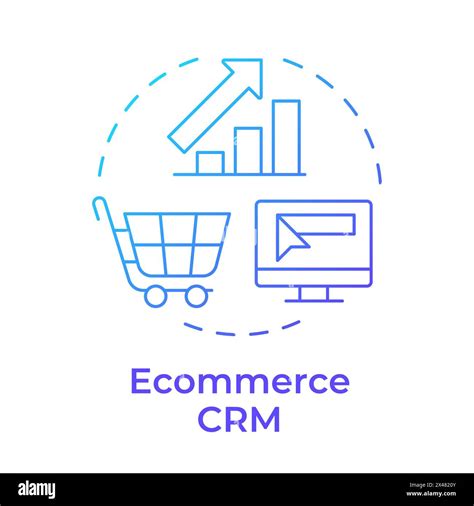 Crm Icon Blue Website Cut Out Stock Images And Pictures Alamy