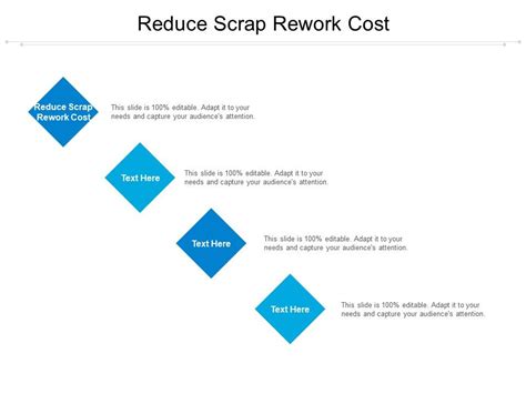 Reduce Scrap Rework Cost Ppt Powerpoint Presentation Infographic
