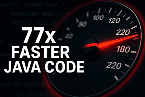 I Thought My Java Code Was Fine — Until I Made It 77x Faster By Shanu