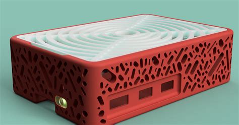 Raspberry Pi 5 Case With M2 Nvme Ssd Hat Support Custom Top And Power Button Updated V12