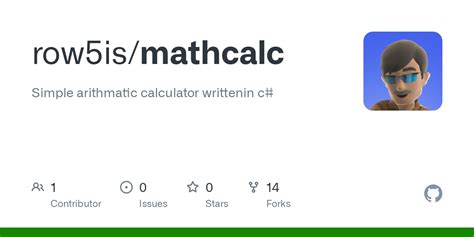 Github Row5ismathcalc Simple Arithmatic Calculator Writtenin C