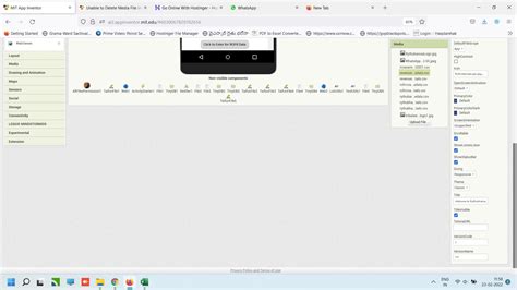 Unable To Delete Media File In MIT App Inventor MIT App Inventor Help MIT App Inventor Community