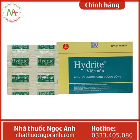 Viên Nén Hydrite Có Tác Dụng Gì Giá Bao Nhiêu Mua ở đâu