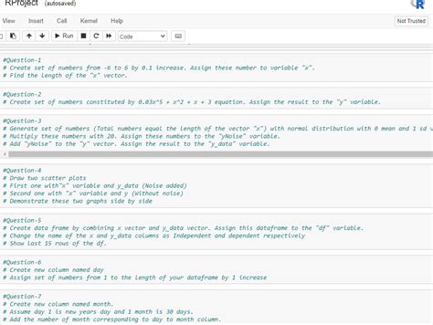 Solved Rproject Autosaved R View Insert Cell Kernel Help