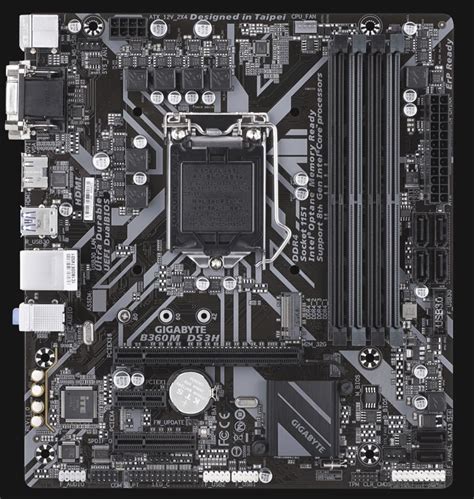 Gigabyte Intel B360 Ultra Durable motherboard with GIGABYTE 8118 Gaming ...