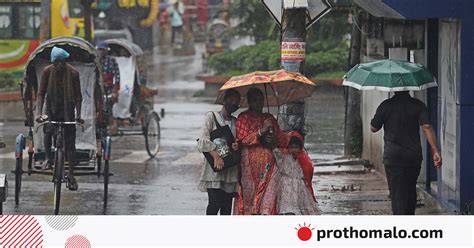 মৌসুমি বায়ু দেশজুড়ে সক্রিয় ৩ বিভাগে ভারী বৃষ্টির পূর্বাভাস প্রথম আলো