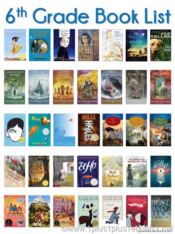 6th Grade Reading List 6th Grade Reading Sixth Grade Reading Grade Book