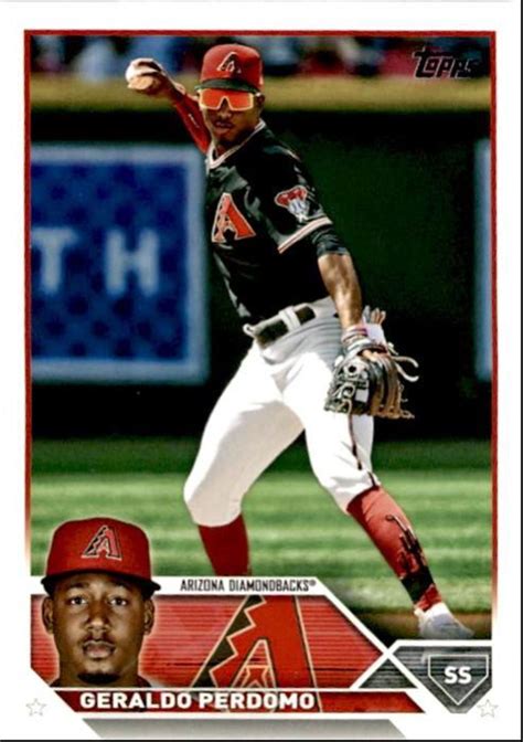 2023 Topps Baseball Cards Geraldo Perdomo Arizona Diamondbacks 531 Ebay