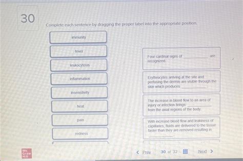Solved Complete Each Sentence By Dragging The Proper Label