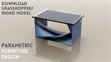 Download Parametric Table Design Grasshopper Rhino 3d Model 3d Model