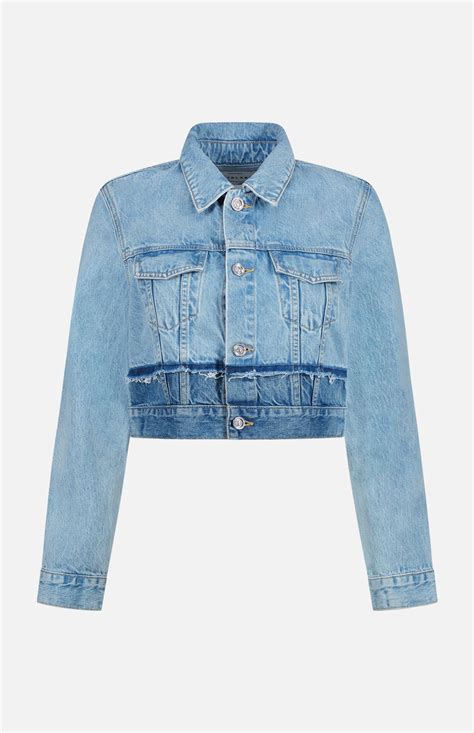 Slvrlake Denim Womens Re Work Fitted Trucker Ak Rikks