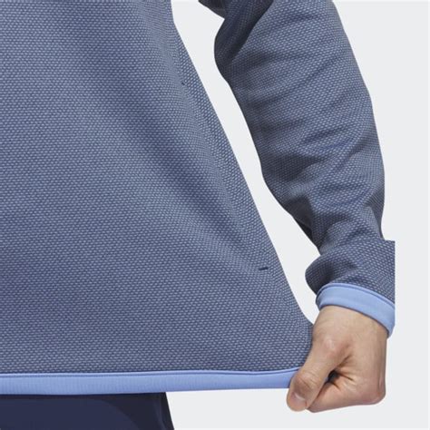 Adidas Microdot Zip Golf Pullover Blue Men S Golf Adidas Us
