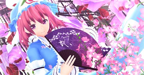 東方 西行寺 幽々子さん ꧁༻くろてり༺꧂のイラスト Pixiv
