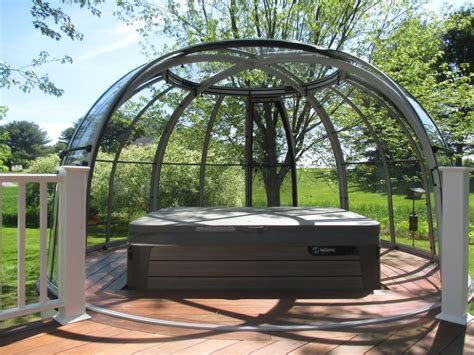 Hot Tub Enclosure Spa Dome Orlando Galleries Retractable Hot Tub