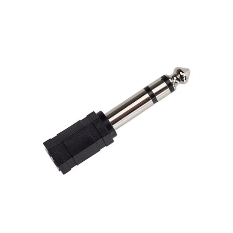 Stereo Headphone 35 Mm Jack Adapter 635mm Male To 35mm Female Audio