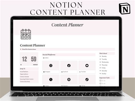 Notion Content Planner