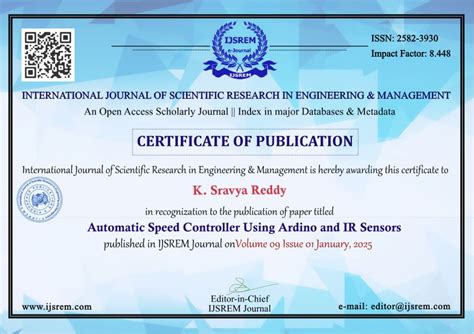 research publication arduino irsensors automation engineering