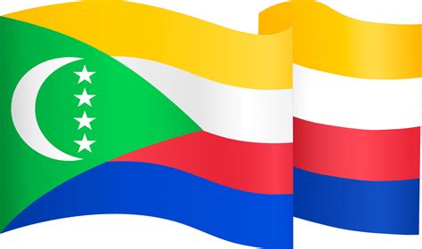 Comoros Flag Wave Isolated On Png Or Transparent Background 20389415 PNG
