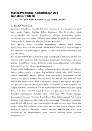 Proklamasi Kemerdekaan PDF