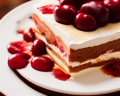 La Rhapsodie Enflammée des Saveurs Indiennes Tiramisu à la Cerise et