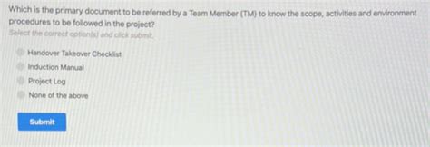 Which Is The Primary Document To Be Referred Studyx