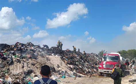Controlan 90 Del Incendio En Basurero De Holbox