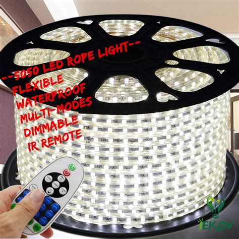 White Color Led Strip Light Ac V Flexible Waterproof Multi