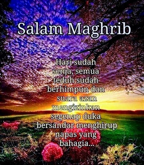 Salam Maghrib Sunset