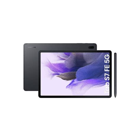 Tablet Samsung Galaxy Tab S7 FE 128GB (5G, Preto)