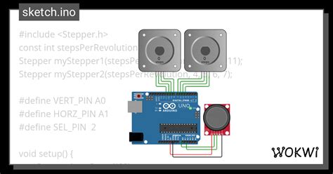 Stepper Clase Wokwi ESP32 STM32 Arduino Simulator