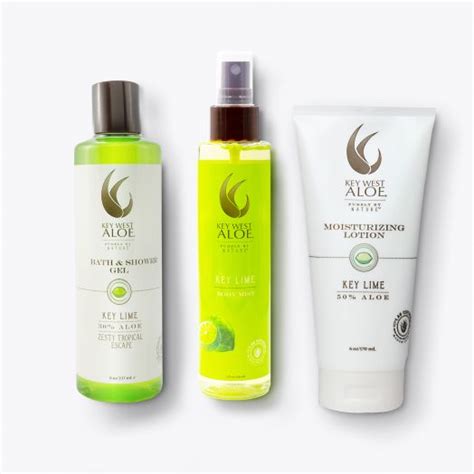 Shop Key West Aloe ® Key Lime Lotion Shower Gel Scrub