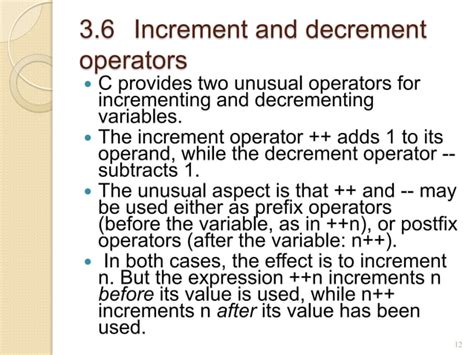 Operators And Expressions Pptx Web Development Internet