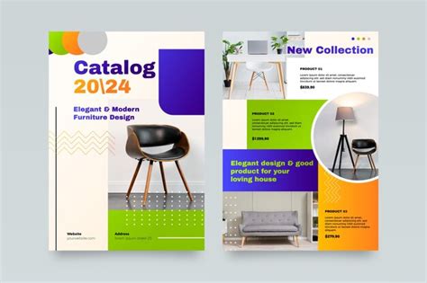 브로슈어 서식 파일 디자인 무료 벡터