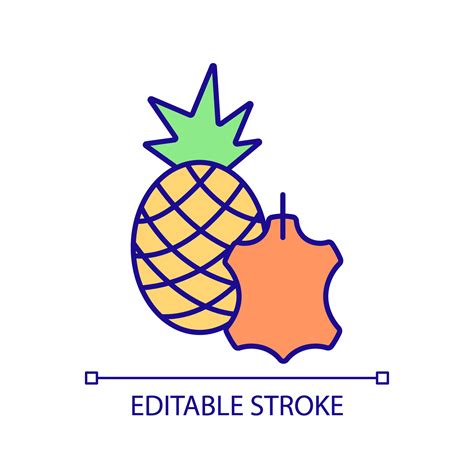 Editable Eco Friendly Material Icon Representing Sustainable Office Isolated Vector Thin Line