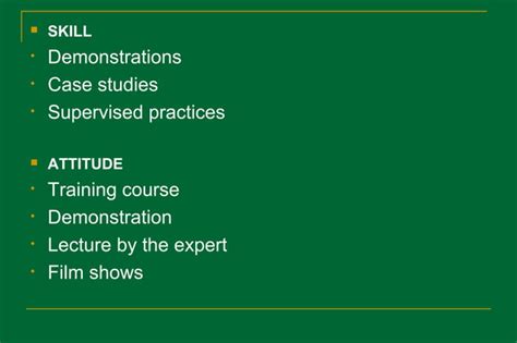 Extension Teaching Methods Ppt Workshops And Classes Hobbies And Interests