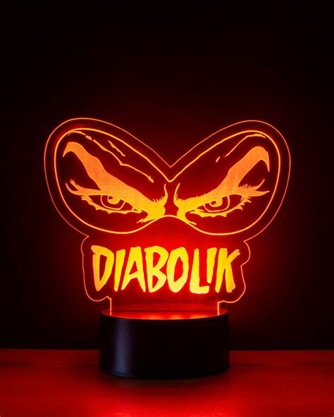 Lampada Plexiglass Led Diabolik Futurlegno