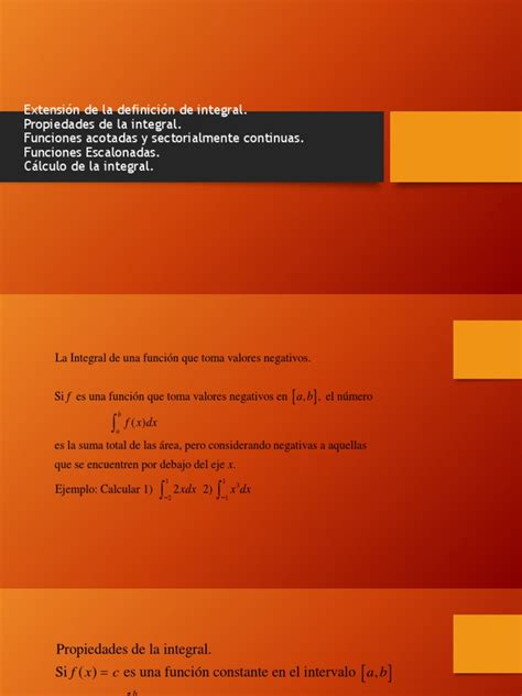 Extensión De Def Pdf Integral Análisis Matemático