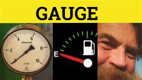 🔵 Gauge Gauge Meaning Gauge Examples Gauge In A Sentence Gauge