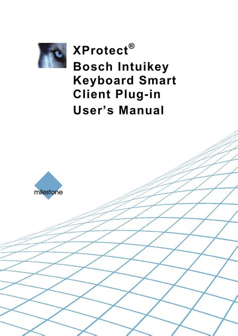 Xprotect Bosch Intuikey Keyboard Smart Client Plug In Milestone