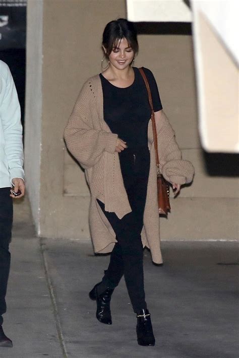 On A Break With Justin Bieber Selena Gomez Heads Out In A Laid Back S Look Vogue