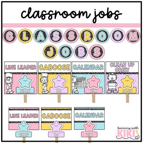 Composition Notebook Classroom Decor Classroom Jobs Kit Editable Composition Notebook Classroom Decor Classroom Jobs Kit Editable