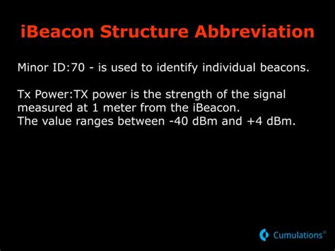 Understanding Of Ibeacons For Ble Projects Pptx Computing