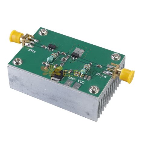 RF Broadband FM Amplifier MHz W HF FM VHF UHF RF Amplifier Module Board With Heat Sink