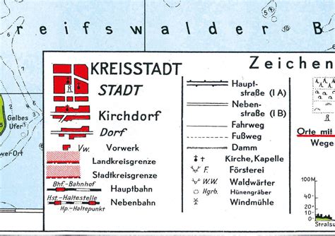Historische Karte Insel Rügen 1949 gerollt Verlag Rockstuhl